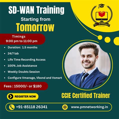 Praphul Mishra On Linkedin The Enrollment For The Sd Wan Course Is