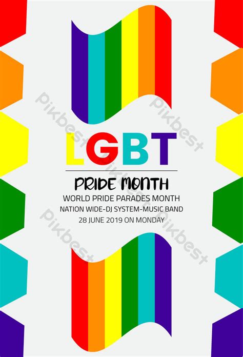 Lgbt Pride Day Poster Template Eps Free Download Pikbest