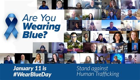Visual Matrix On Linkedin Wearblueday Humantrafficking