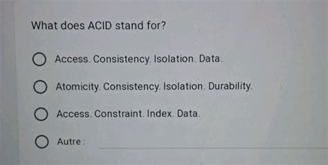 What Does ACID Stand For Access Consistency StudyX