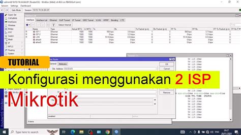 Mikrotik - Konfigurasi 2 ISP di Mikrotik - YouTube