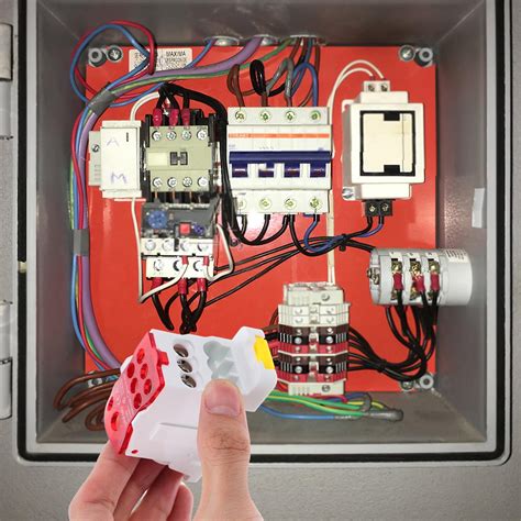 Raindrops Power Distribution Box Din Rail Terminal Distribution Blocks Electric Wire Connector