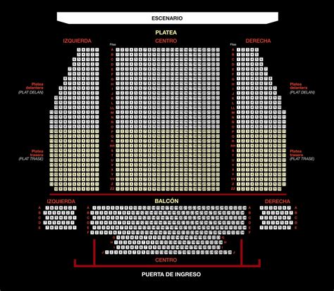Plano del Teatro Teatro Metropolitano José Gutiérrez Gomez