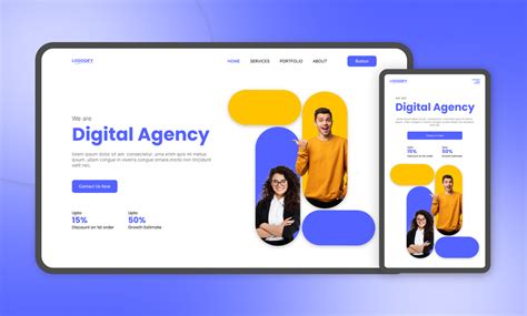 Uiux Designer Hero Section Desktop And Mobile Figma