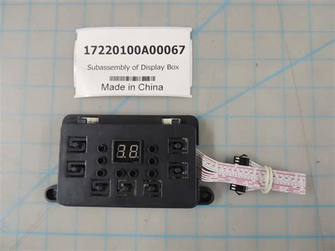 Subassembly Of Display Box Danby Appliance Parts