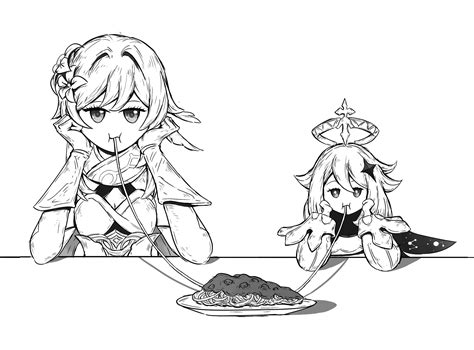 Finally Some Good Fucking Food Paimon Genshin Impact Paimon