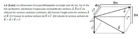 The Dimensions Of A Rectangular Parallelepiped Are