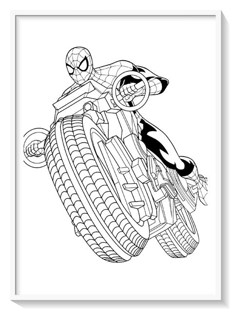 Los Más Lindos Dibujos De Spiderman Hombre Araña Para Colorear Y