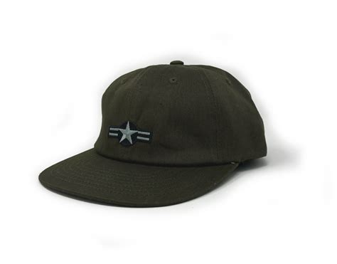 Us Air Force Low Vis Insignia Field Cap Olive Sl Revival Co