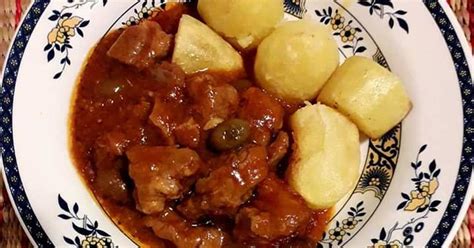 Estofado De Carne Con Papas Doradas Receta De Animateycocina Cookpad