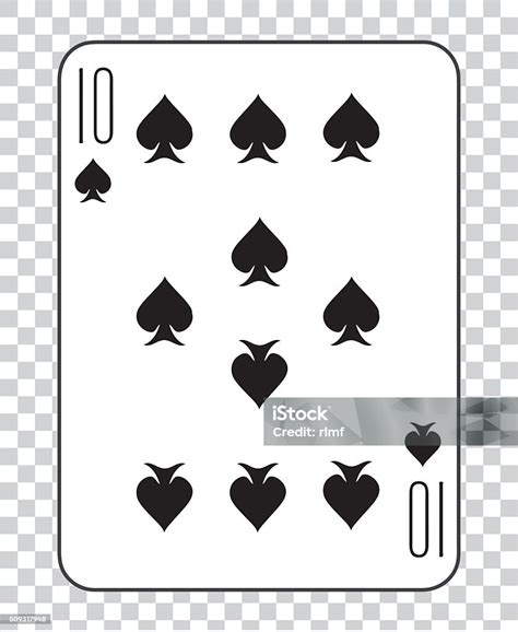 외동 게임하기 카드 벡터 스페이드 10 가능성에 대한 스톡 벡터 아트 및 기타 이미지 가능성 가득 찬 개체 그룹 Istock