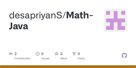 Github Desapriyansmath Java