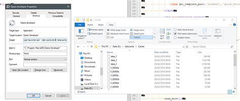 How To Set Cache Directory For Opera R Operabrowser