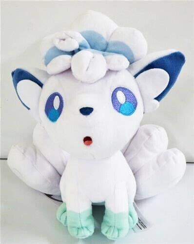 Pokemon Center Limited Mascot Alolan Vulpix Fabric Plush Doll Toy 2016