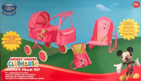 Disney Store Exclusive Mickey Mouse Clubhouse Minnies Pram Set Age 3