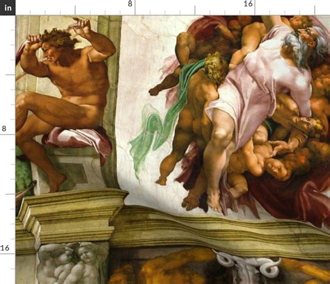 Sistine Ceiling Fabric Spoonflower