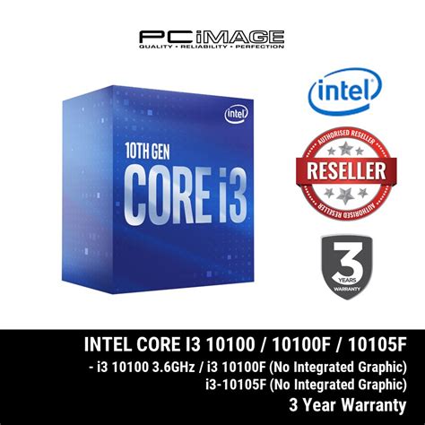 INTEL CORE I3 10100 10100F 10105F 10TH GEN PROCESSOR 6M CACHE UP TO 3 60 GHz Shopee