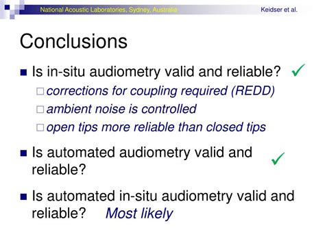 Ppt The Audiometric Threshold Measured In Situ Automated And By The Hearing Aid Powerpoint