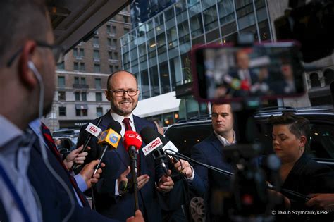 Briefing Ministra Przydacza w Nowym Jorku Aktualności Biuro