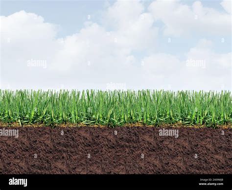 Healthy Lawn Border Background As A Perfect Turf And Healthy Grass With Good Lawncare For