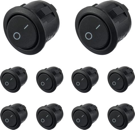 Amazon fr MUSCCCM 8 pcs LED Interrupteur à Bascule Interupteur 12v