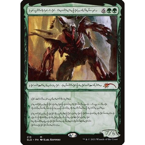 Mtg Proxy Card Vorinclex Voice Of Hunger Secret Lair Drop Sld
