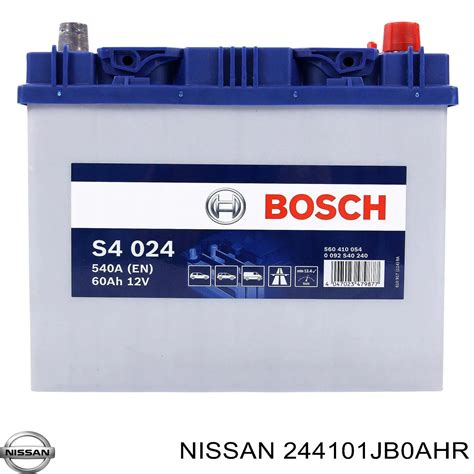 Аккумулятор автомобильный Nissan 244101JB0AHR