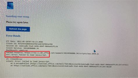Outlook Failed To Load Javascript Easy Fixes The Nature Hero
