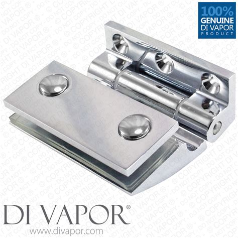 90 Degree Wall Mounted Shower Door Glass Hinge Chrome Plated Solid Copper