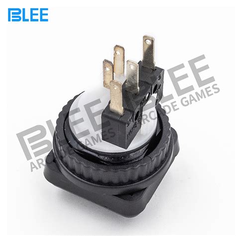 Arcade Square Shape Led Illuminated Push Button With Micro Switch