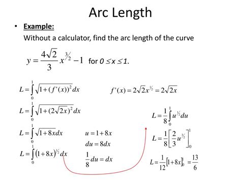 PPT Arc Length PowerPoint Presentation Free Download ID