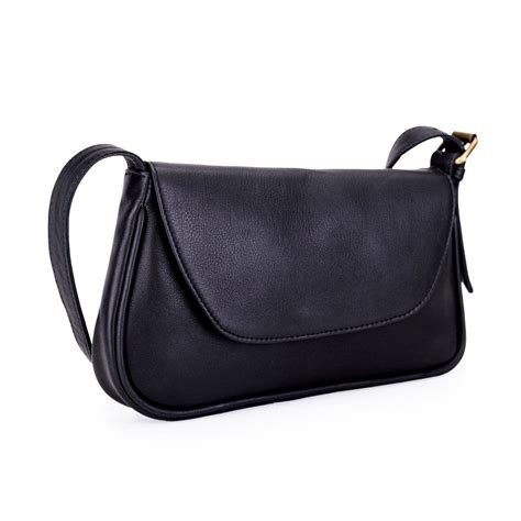 Buy Abelardo De Moda Arizona Black Leather Sling Bag Online