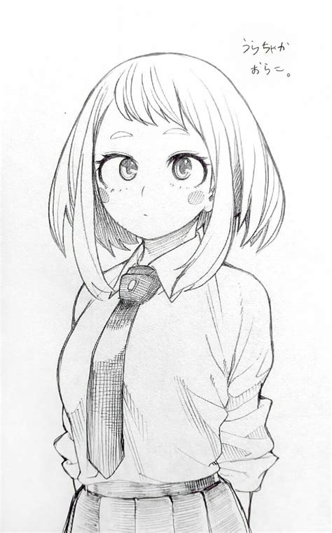 Kumpulan Sketsa Anime Simple Paling Bagus Dan Terlengkap Blog