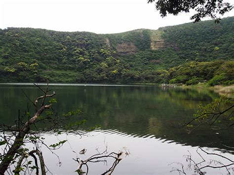 大路池新澪池跡新鼻新山 三宅島の観光スポット トラベル ありの木