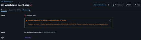 Azure Databricks Clusters Are Failing To Launch Cluster Launch Will Be