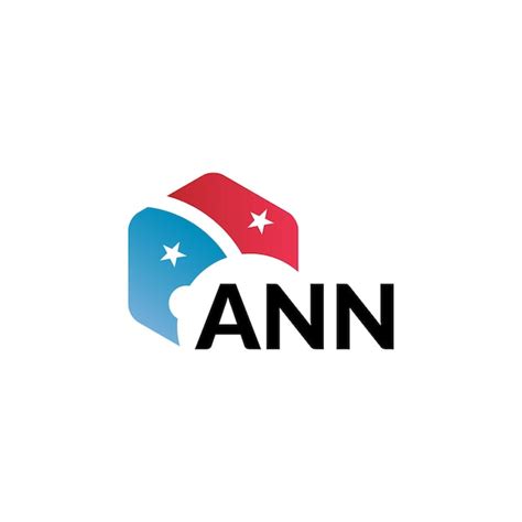 Premium Vector Ann Letter Logo Design On White Background Creative