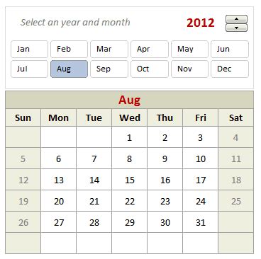 EXCEL EXPERTS Interactive Pivot Table Calendar Chart In Excel