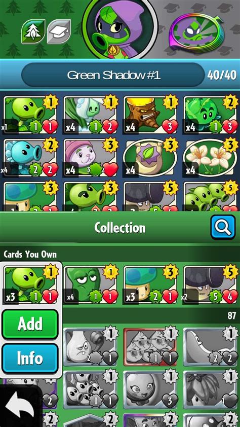 My Deck Plants Vs Zombies Heroes Amino