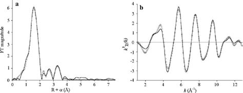 Fourier Transforms A Of Experimental K 3 Weighted Exafs Data B For Download Scientific