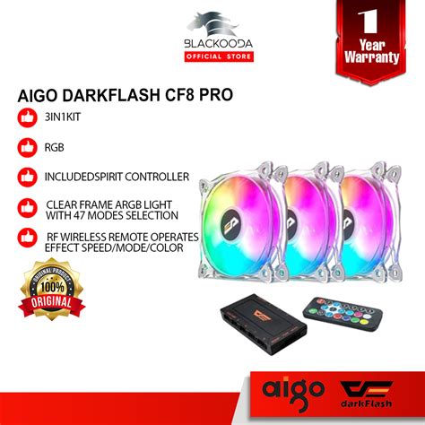 AIGO DARKFLASH CF PRO IN ARGB COOLING FAN Shopee Malaysia