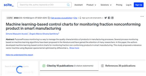 machine learning based control charts for monitoring fraction