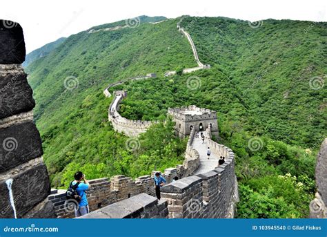Great Wall Of China Beijing Editorial Image Image Of Market Budhist