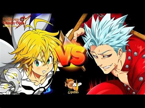 MELIODAS REI DEMÔNIO VS BAN LIGHT NO X QUEM GANHA The Seven Deadly Sins YouTube