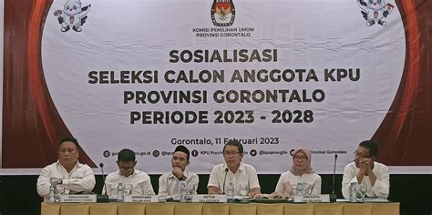 Seleksi Calon Komisioner KPU Gorontalo Sudah Dimulai Ini Tahapannya Dtk