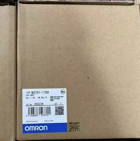 Genuine Omron Nx701 1700 Cpu Unit Nx701 1700 New In Box Ebay