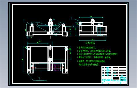 机油泵传动轴支架加工工艺规程和铣底面夹具设计铣上端面含cad图纸和说明书 Autocad 2004 模型图纸下载 懒石网