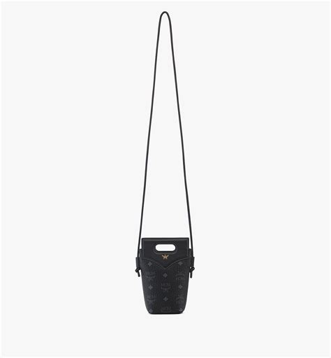 One Size 다이아몬드 크로스바디 파우치 비세토스 레더 믹스 블랙 Mcm ®kr