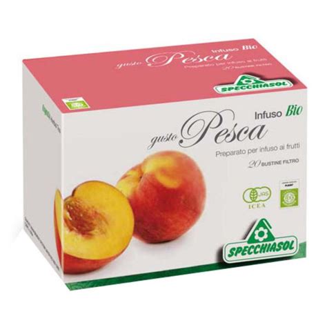 Specchiasol Infusi E Tisane Bio Infuso Pesca Confezione 20 Buste