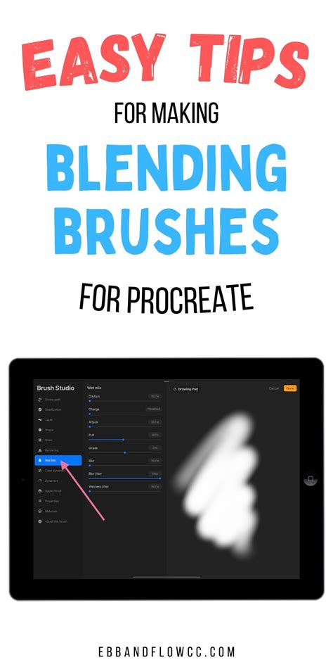 How To Make A Blending Brush For Procreate Ebb And Flow Creative Co