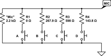 Analog Android Headphone Command Circuit Not Working Together With